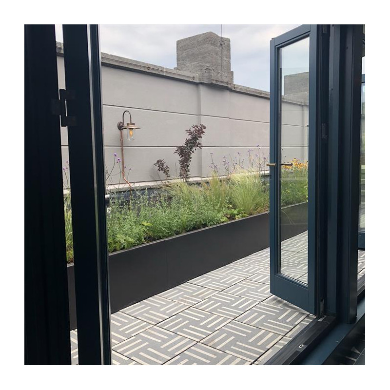 1500x1500x300 Aluminum arched retaining wall, external ARCO3.300.1500 ...